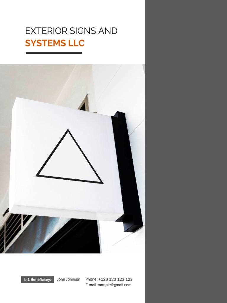 L1 Business Plan Sample | PDF | Billboard | Advertising