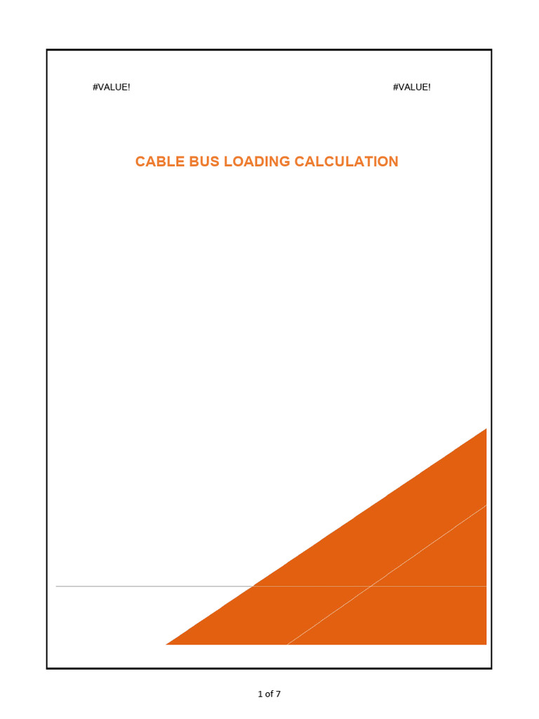 Cable Tray Loading Calculation 2 | PDF | Equipment | Electricity
