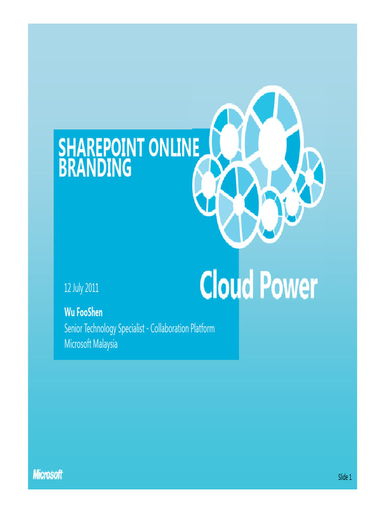 Sharepoint Online User Interface Customization and Branding | PDF ...