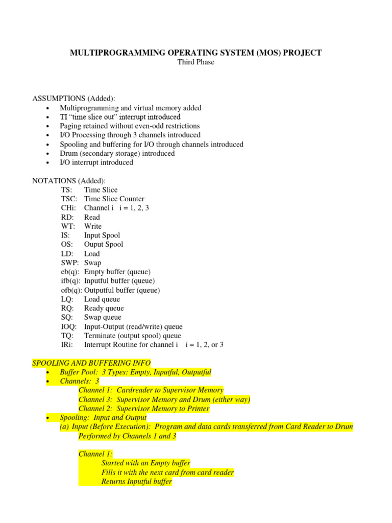 Phase 3 | PDF | Input/Output | Data Buffer