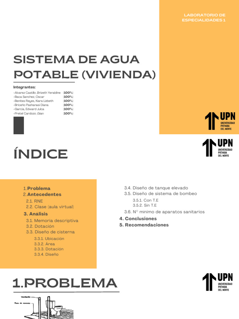 Sistema de Agua Potable (1) | PDF | Hidrología | Suministro de agua