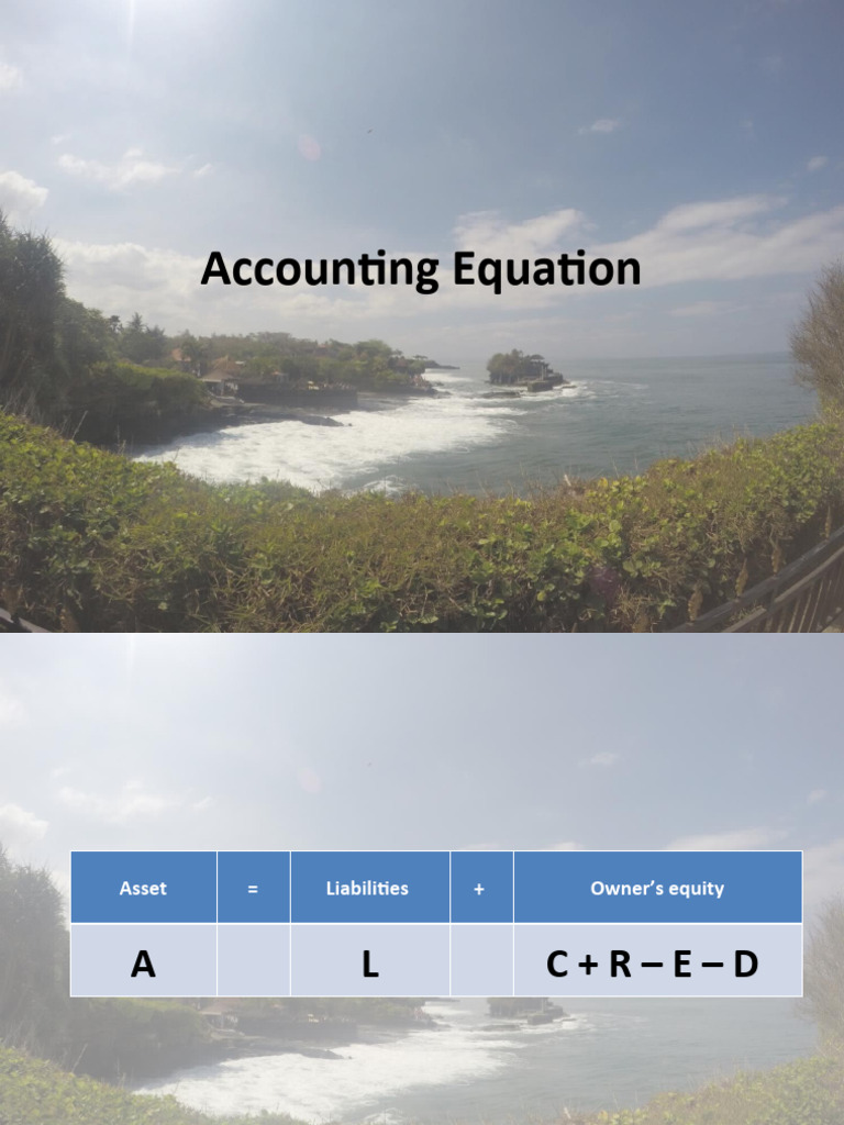 Chapter 1 - Accounting Equation | PDF | Equity (Finance) | Banks