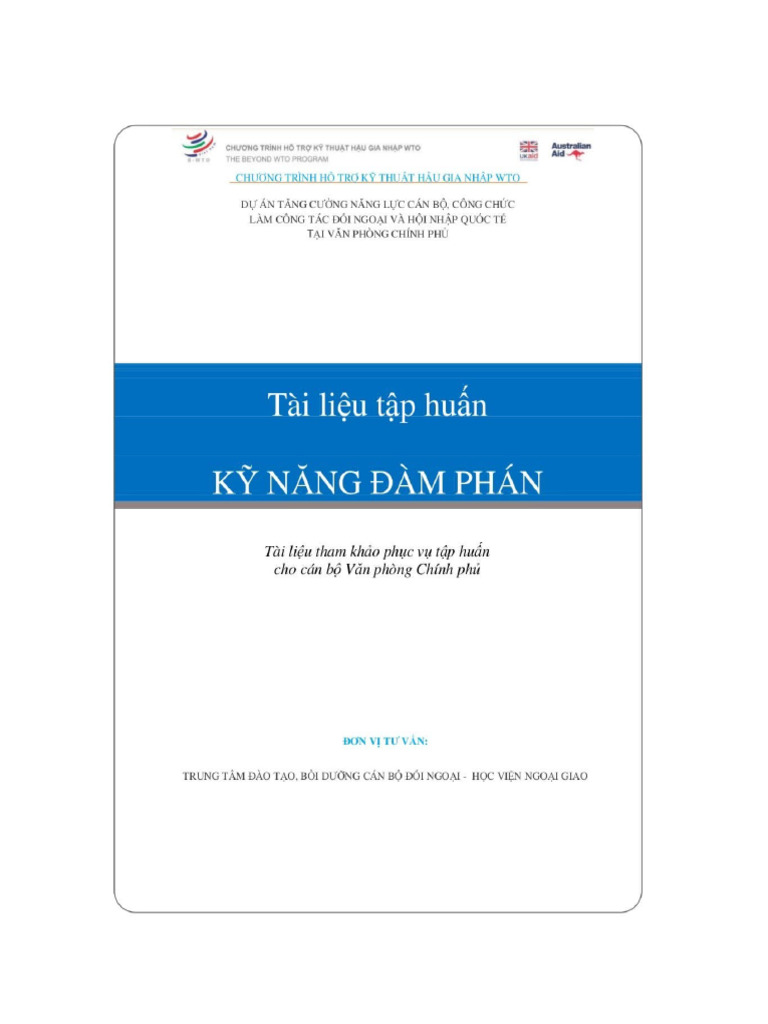 Ky Nang Dam Phan Tap Huan | PDF