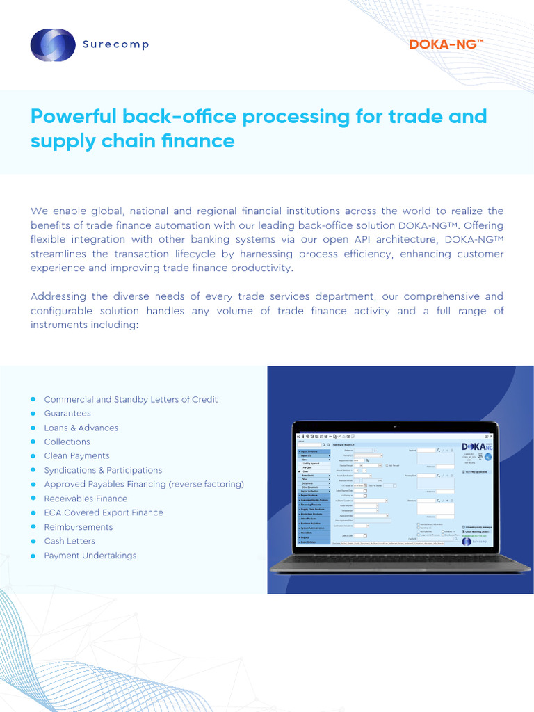 2023 Surecomp DOKA NG | PDF | Banks | Business