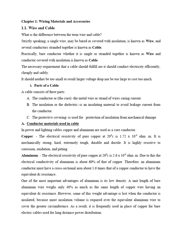 Electrical Installation Handout (ch1 - ch4) | PDF | Incandescent Light ...