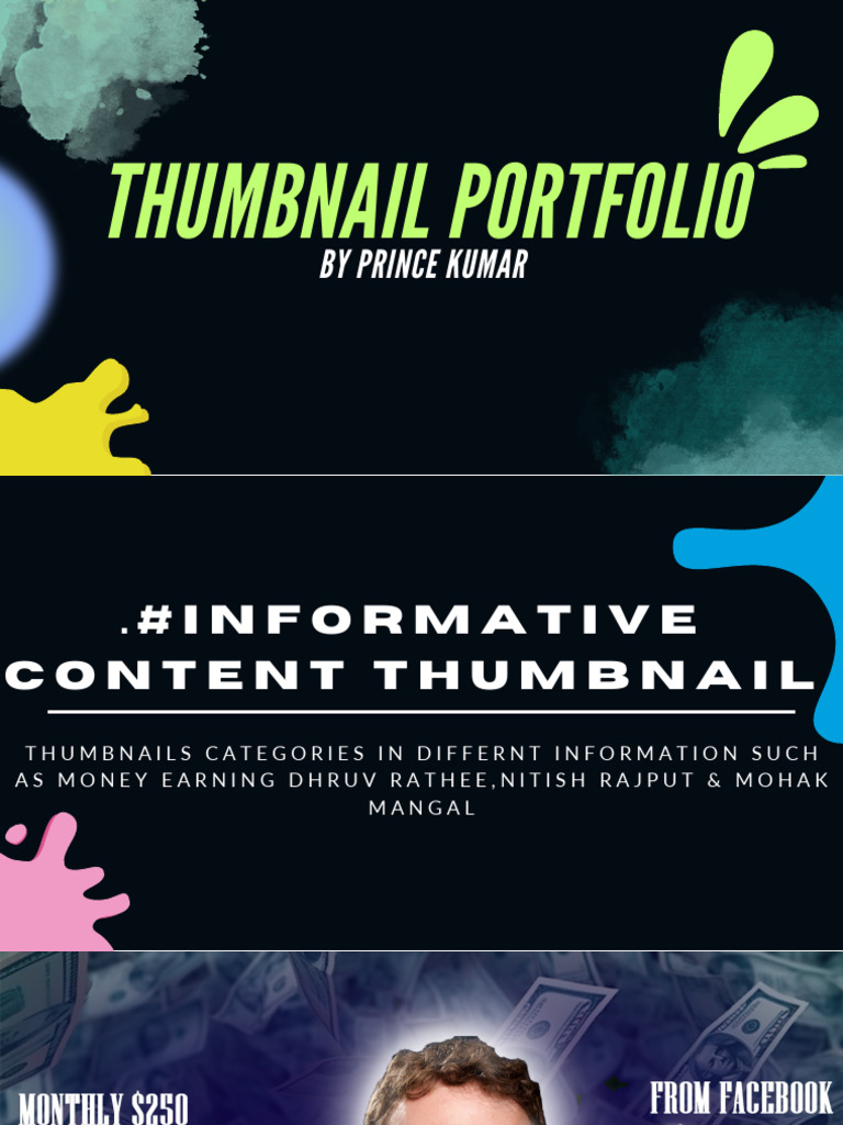 Prince Portfolio YouTube Thumbnail | PDF