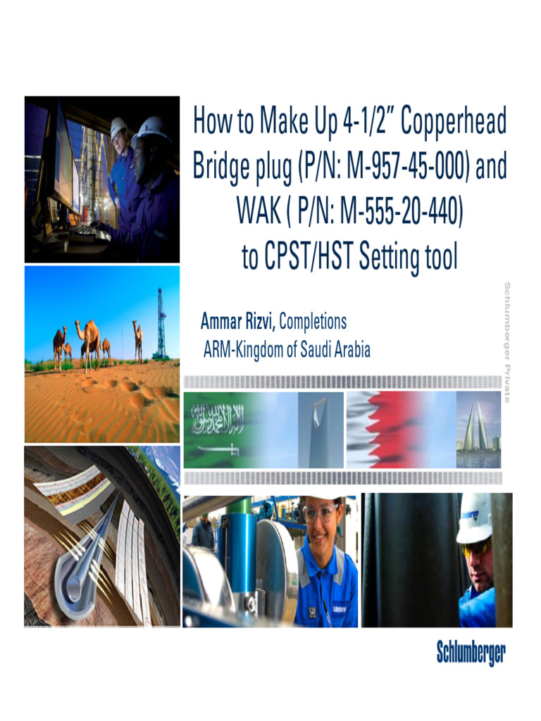 Copperhead Bridge Plug Setup Guide | PDF | Technology & Engineering
