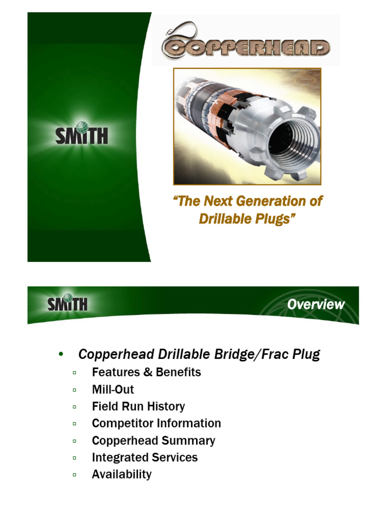 Smith Completions Copperhead Presentation 3 - 5185152 - 01 | PDF ...