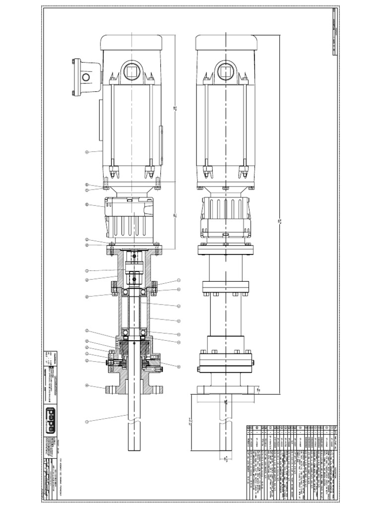 Mixer Assembly Drawing | PDF