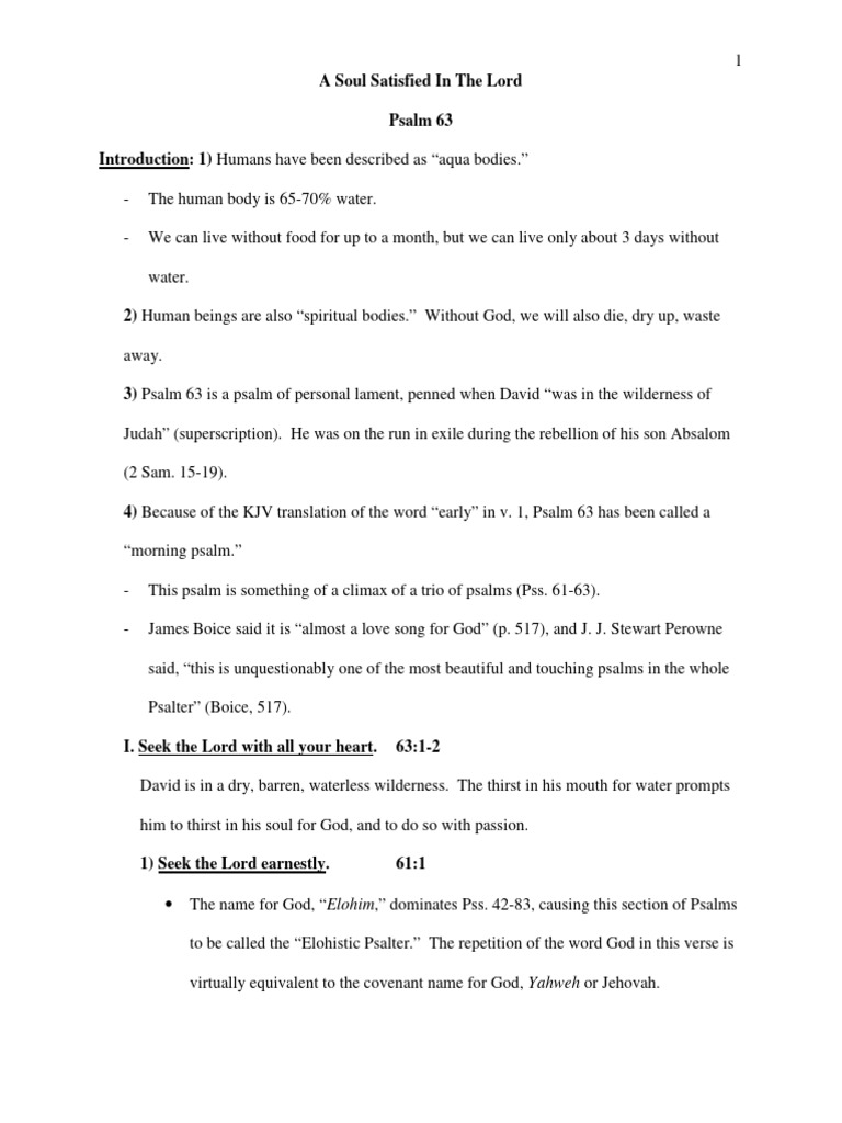 psalm-63-a-soul-satisfied-in-the-lord-outline-for-church | Download ...