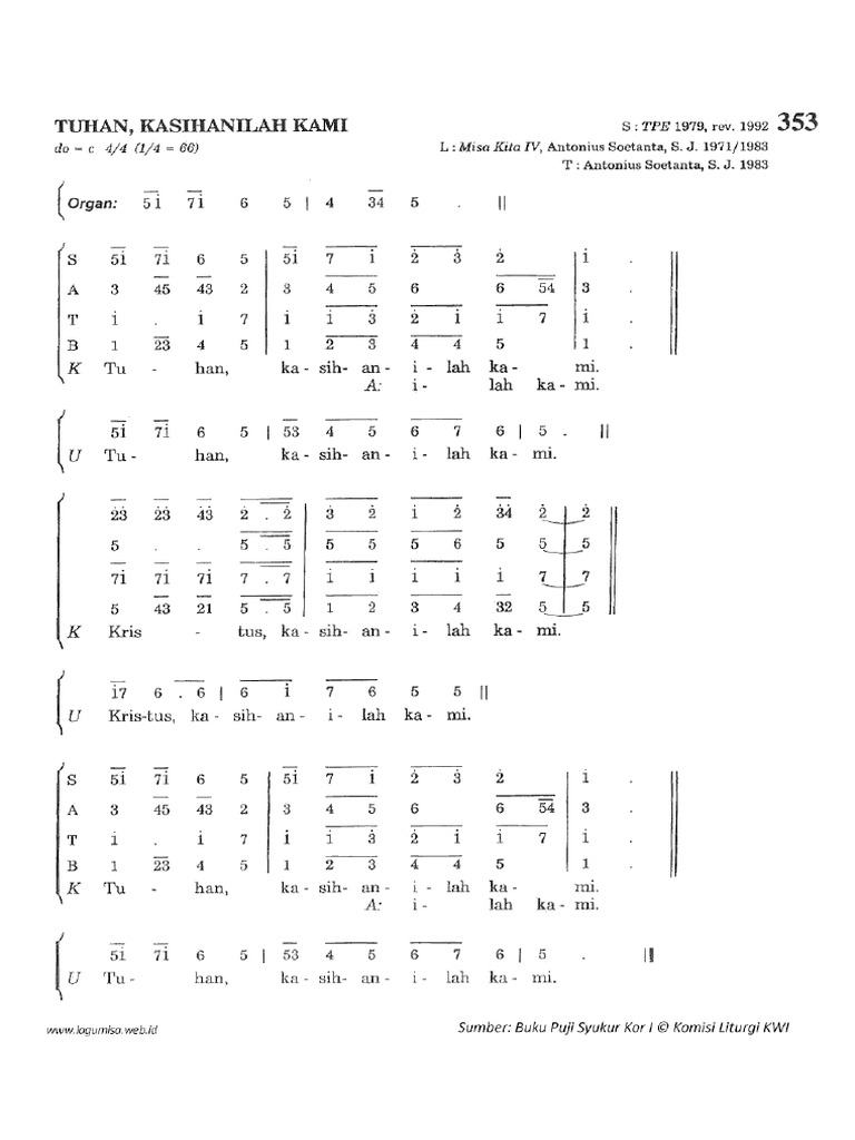Tuhan Kasihanilah Kami | PDF