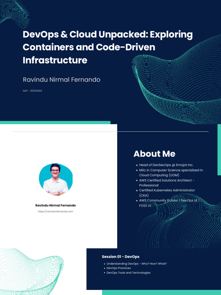 DevOps Cloud Unpacked Exploring Containers and Code-Driven ...
