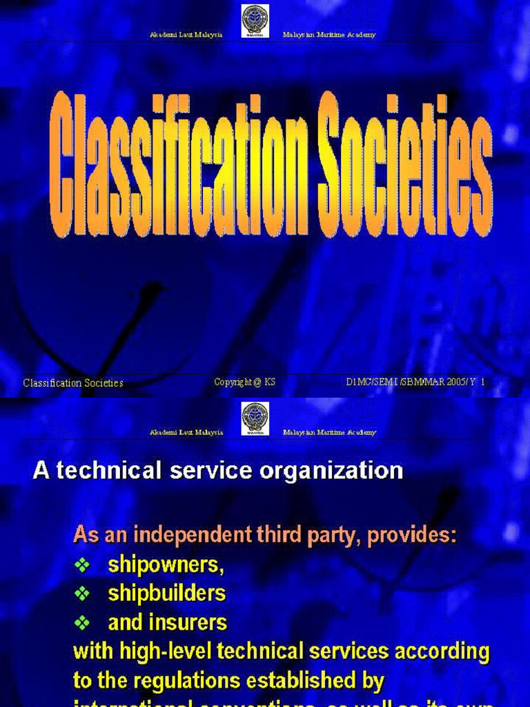 Class Societies | PDF