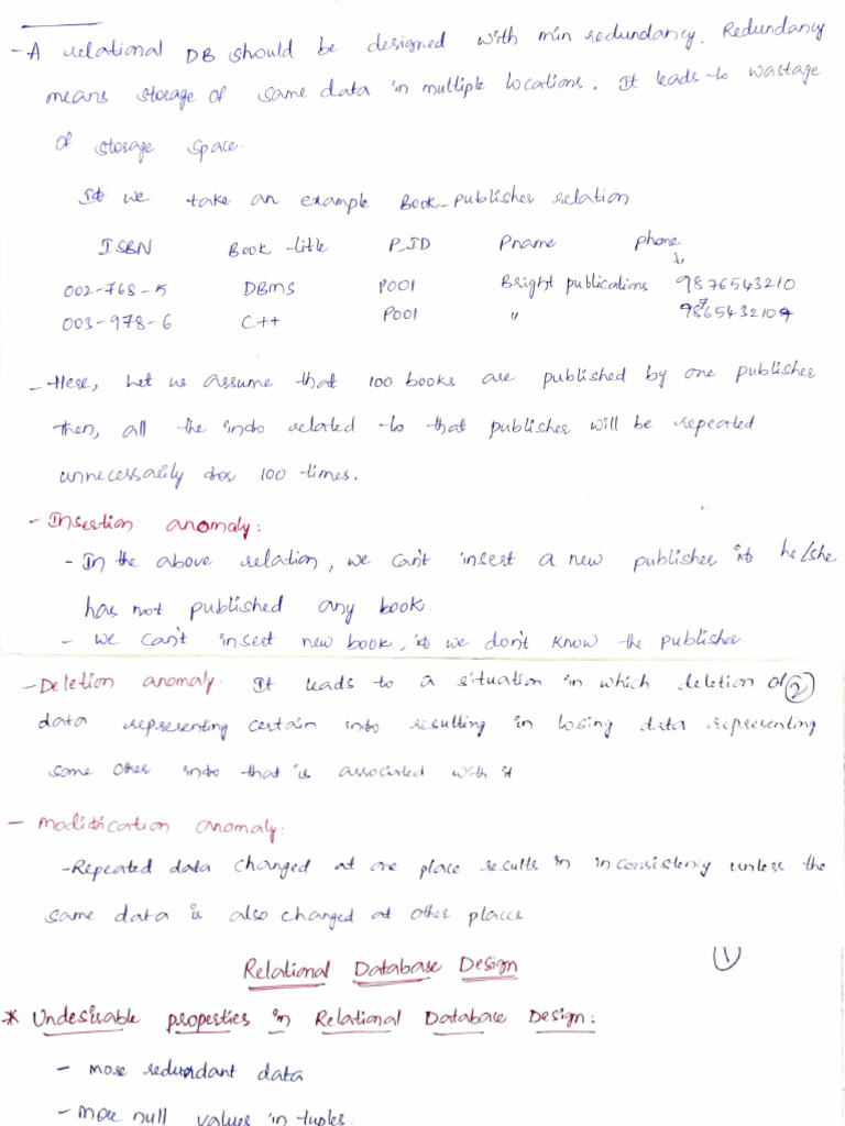 DBMS UNIT 3 Notes | PDF