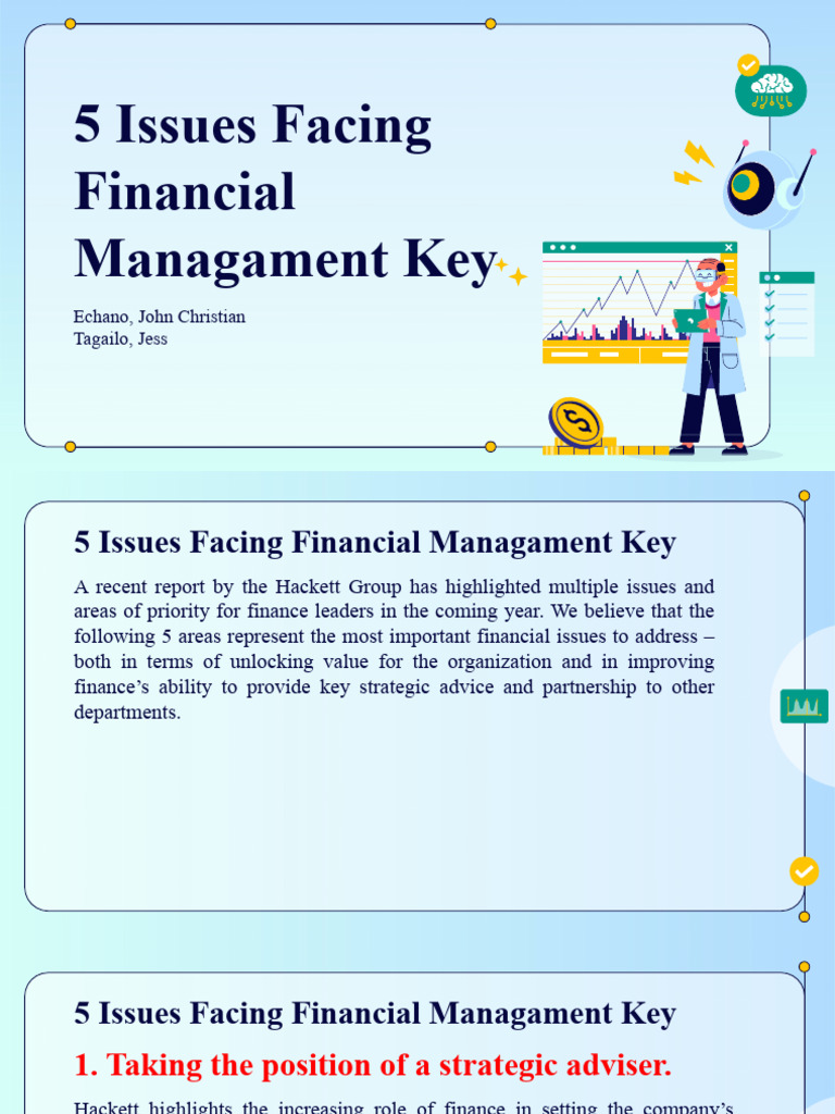 5 Key Issues in Financial Management | PDF | Computing | Business