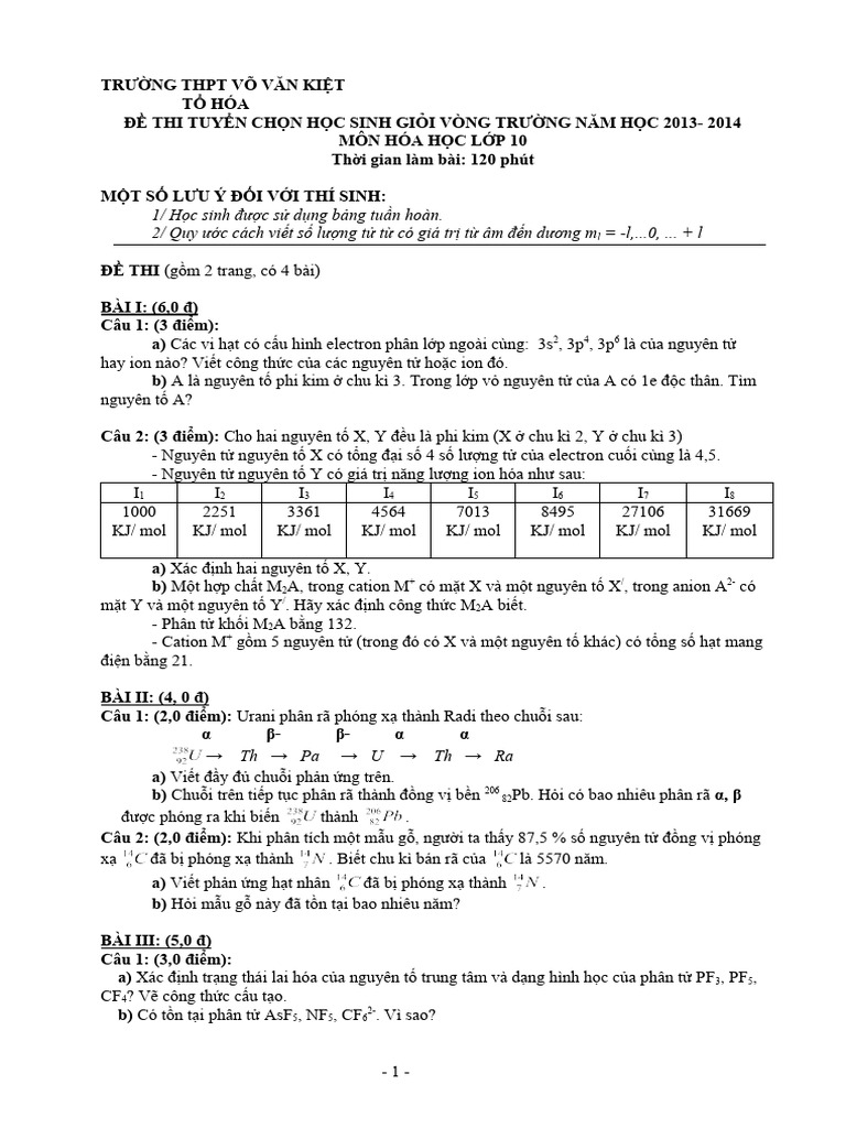 De Hsg Vong Truong Lop 10 2013- 2014 - Copy | PDF