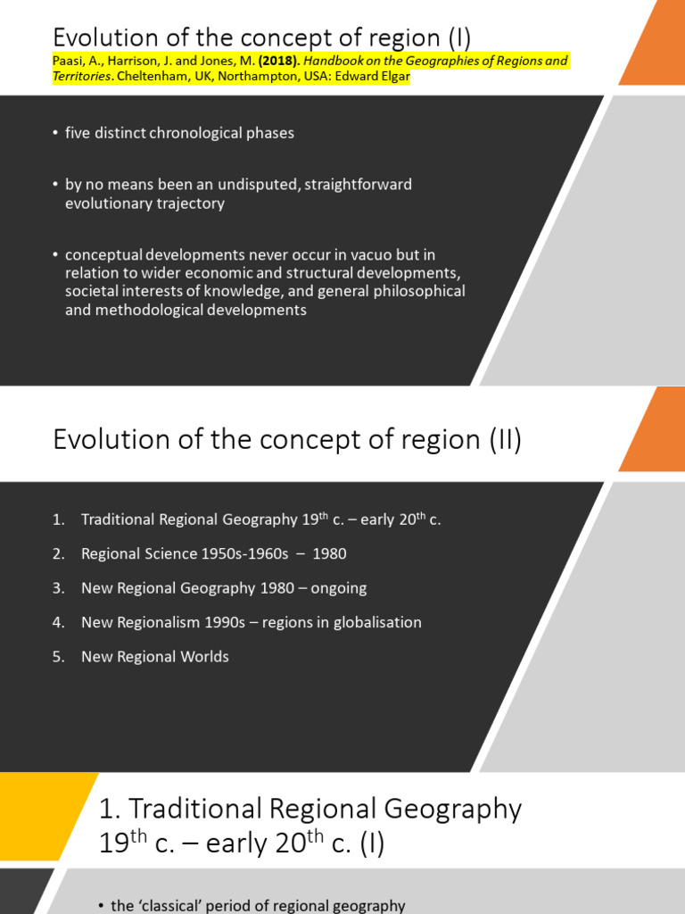 19.10.2021. Full Lecture - Evolution of Regional Geography | PDF ...