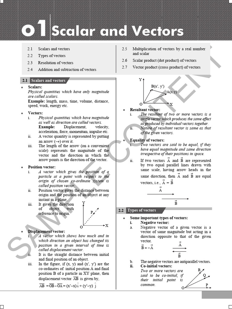 NEET-UG - JEE (Main) Absolute Physics Vol. - 1 | PDF | Euclidean Vector | Velocity