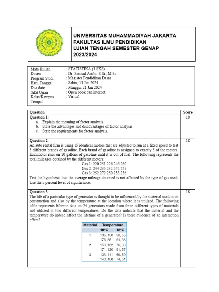 Statistik Ok | PDF | Methodology | Science