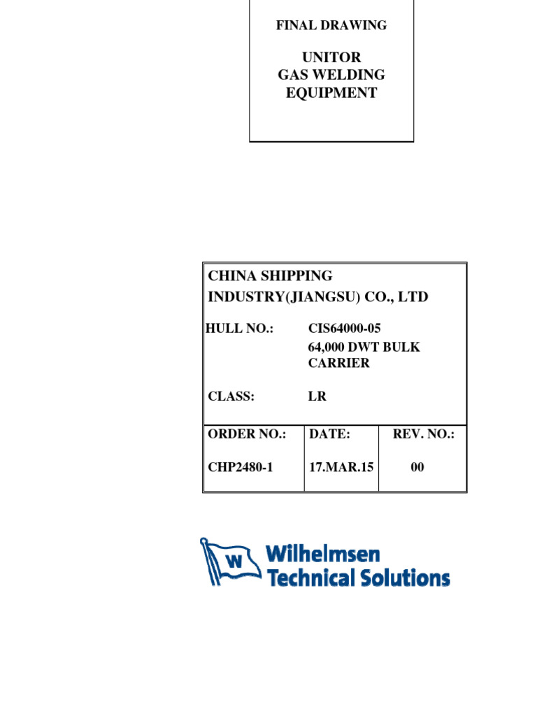 Gas Welding - Final Drawing | PDF | Pipe (Fluid Conveyance) | Valve