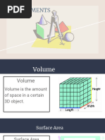 Geometry Cheat Sheet 3d Shape Formulas | PDF | Area | Volume
