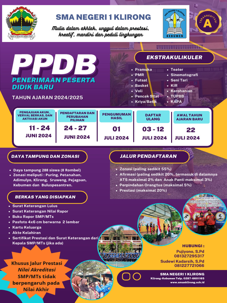 PPDB Sman Klirong 2024 Banner | PDF