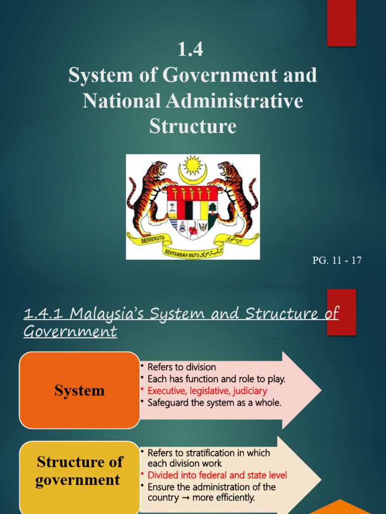 Malaysia's Parliamentary Government Structure | PDF | Public Law ...
