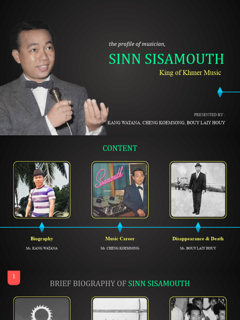 Sinn Sisamouth | PDF | Southeast Asia | Cambodia