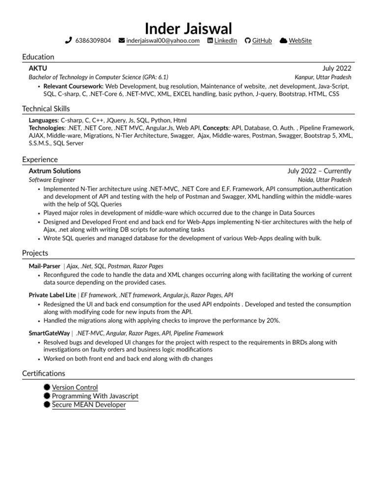 Inder Jaiswal 27 April 24 | PDF | Ajax (Programming) | Web Application