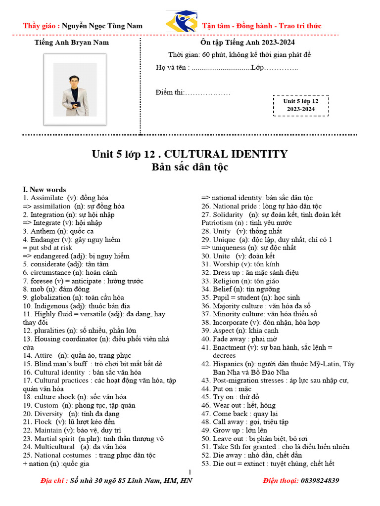 Unit 5 L P 12 2023 | PDF