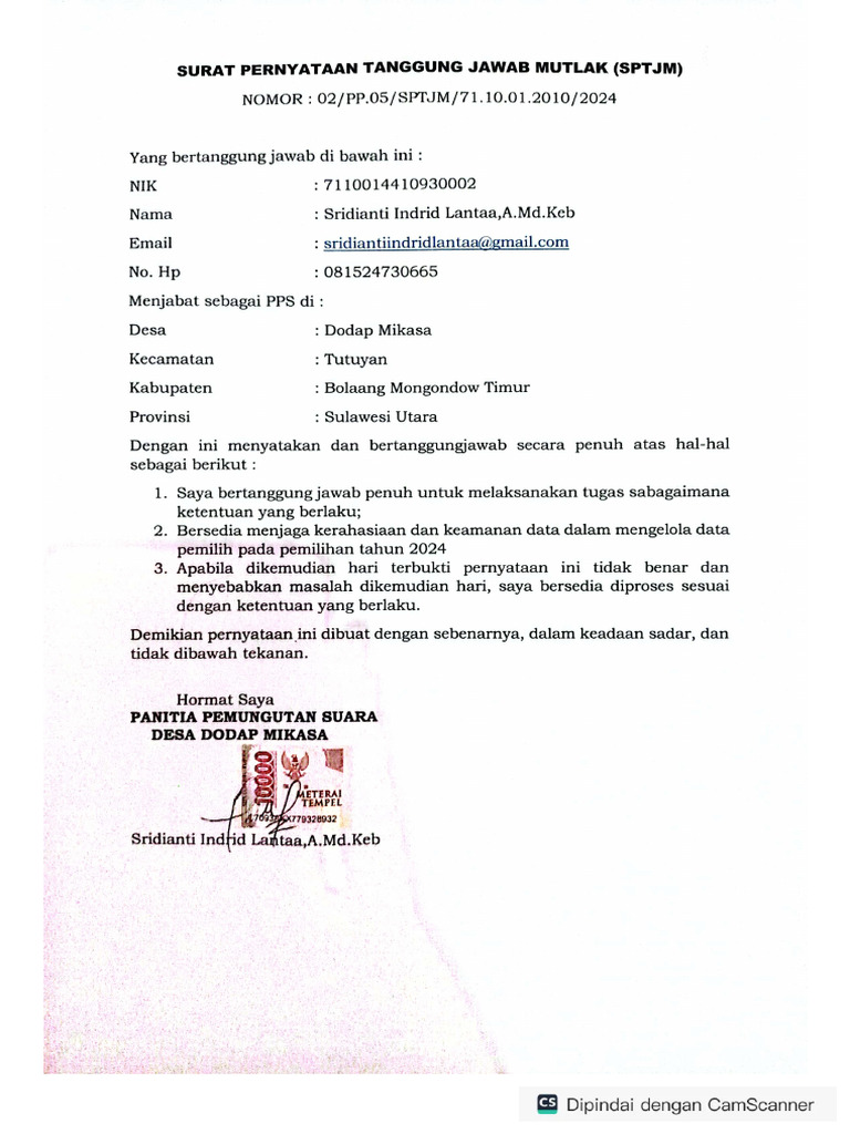 SPTJM Dodap Mikasa | PDF