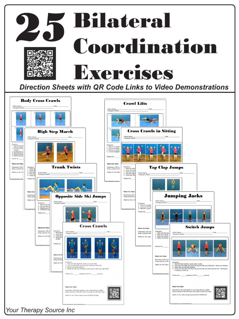 25 Bilateral Coordination Exercises 1 | PDF | Self-Improvement