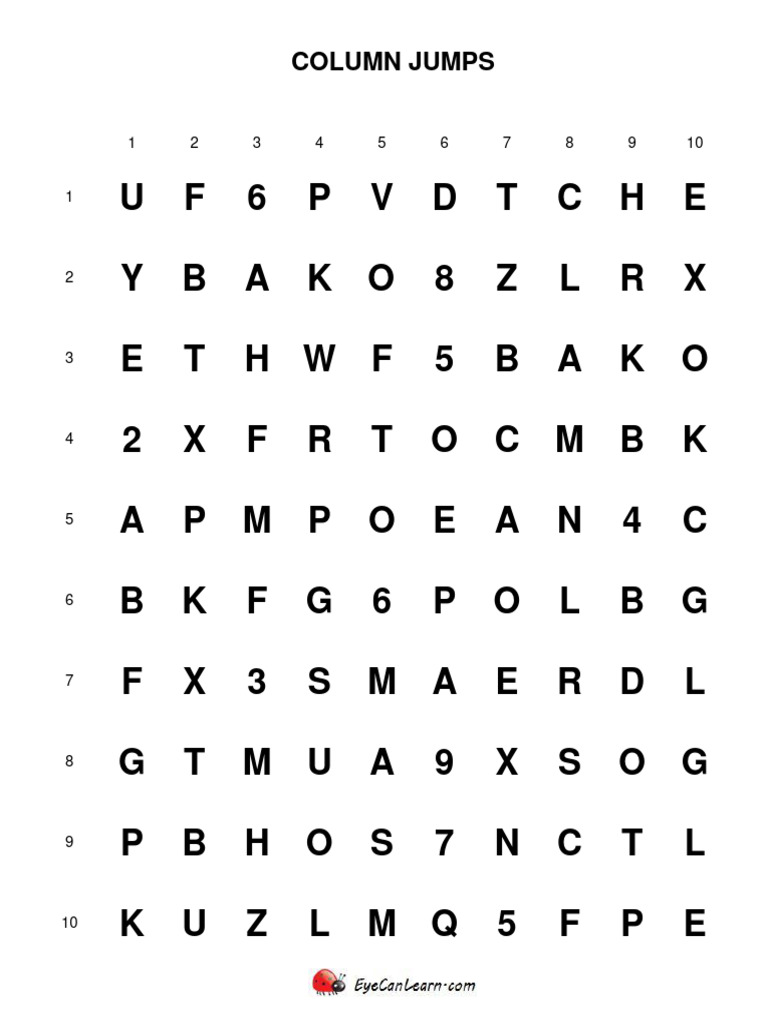 Column-Jumps | PDF