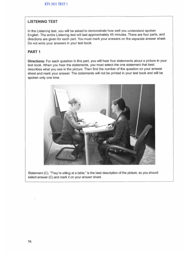 Ets 2021 Test 5 | PDF
