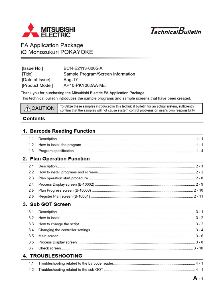 Mitsubishi PLC and Barcode Scanner Sample | PDF | Barcode | Button ...