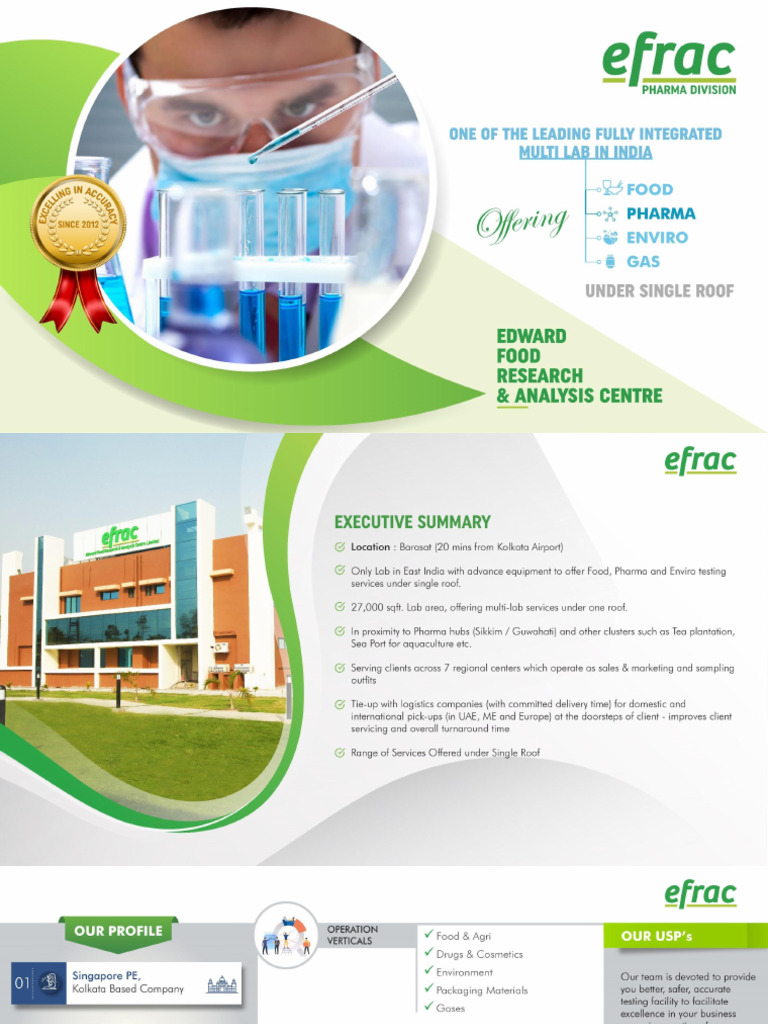 Company Profile Pharma-EFRAC | PDF