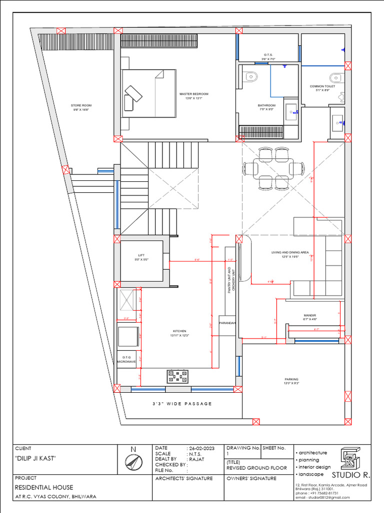 26_02 REVISED GROUND FLOOR PLAN OPT 2 | PDF | Brisbane | Room