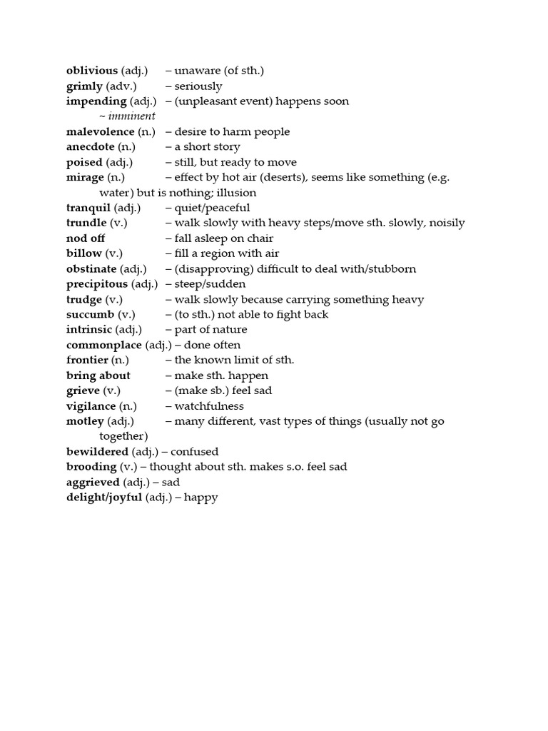 Vocabs | PDF | Art