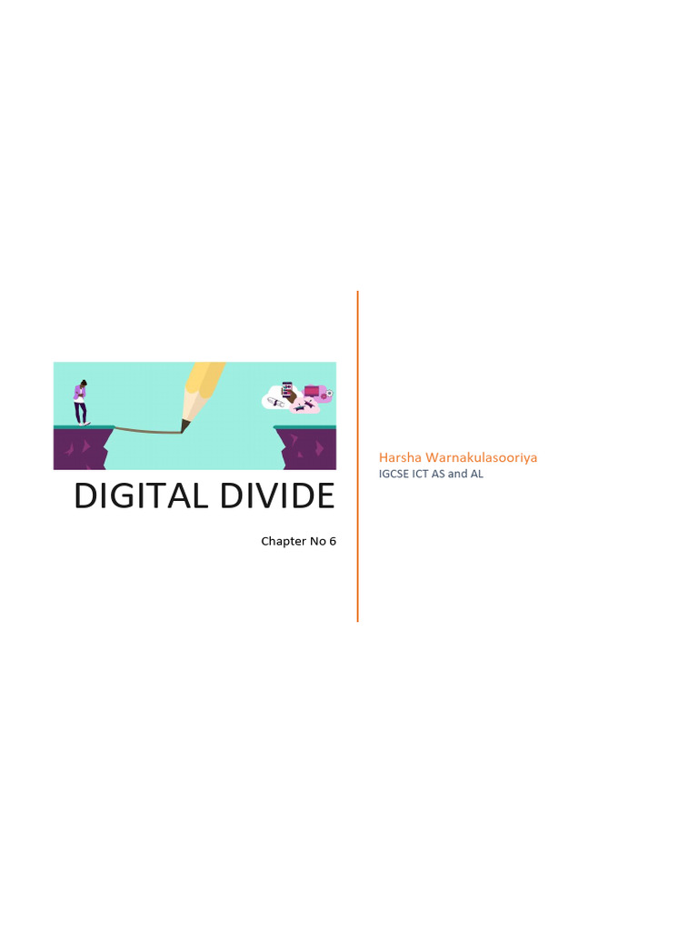 Chapter 6-The Digital Divide | PDF | Information And Communications ...