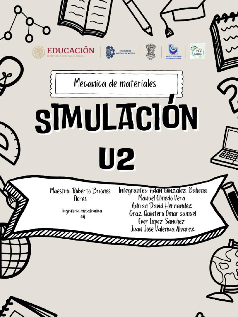 Reporte Simulaci-n U2 Mecanica de Materiales | Descargar gratis PDF | Eje | Resistencia de ...