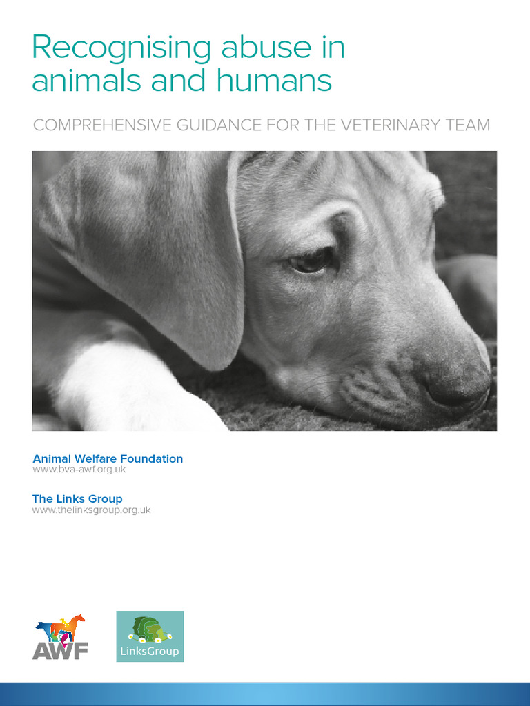 Recognising Abuse in Animals and Humans (Inglés) Autor The Animal Welfare Foundation | PDF ...