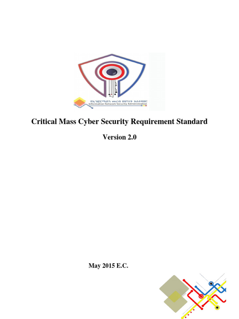 Critical Mass Cyber Security Requirement Standard Version 2.0 Draft ...