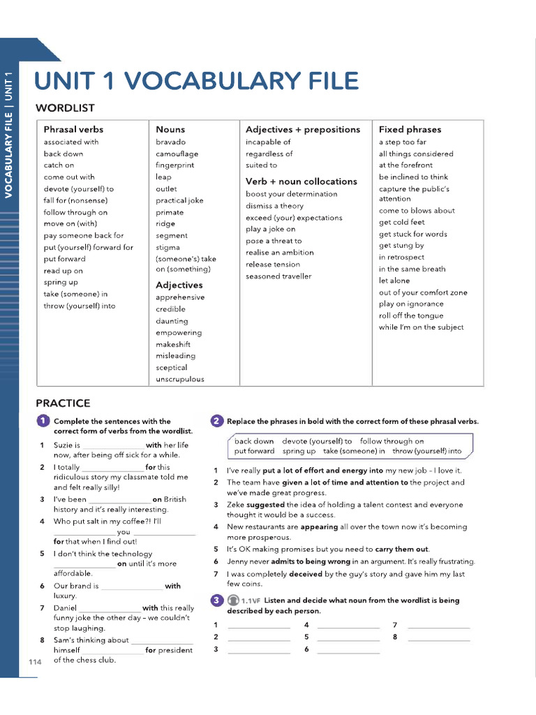 Vocabulary File c1 | PDF