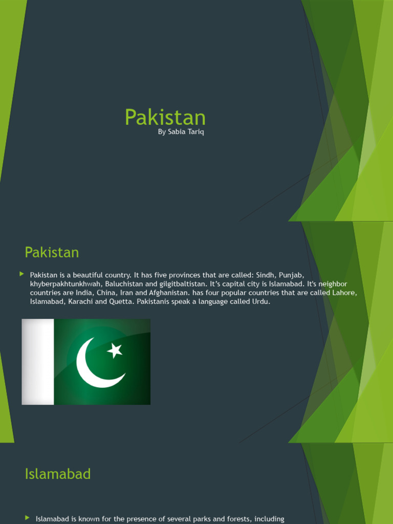 Overview of Pakistan and Islamabad | PDF | Pakistan | Islamabad