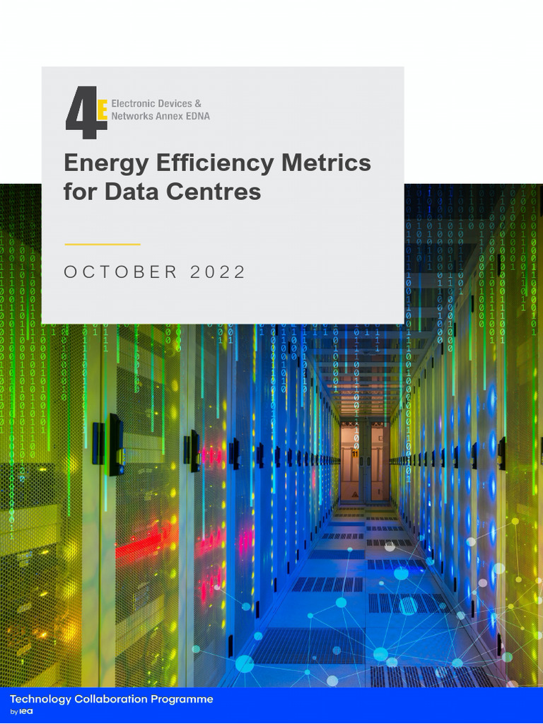 EDNA Studies Metrics For Data Centre Efficiency Final | PDF | Data ...