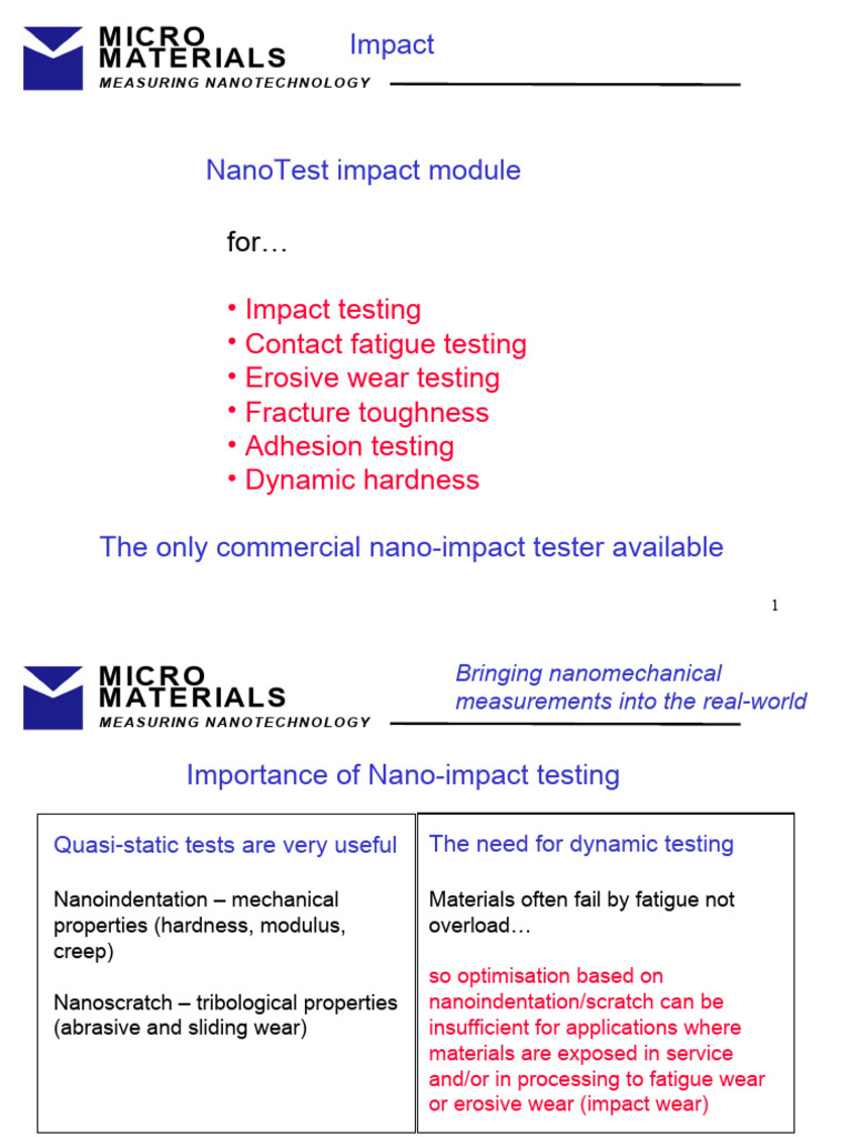 Impact Module | PDF | Wear | Fracture