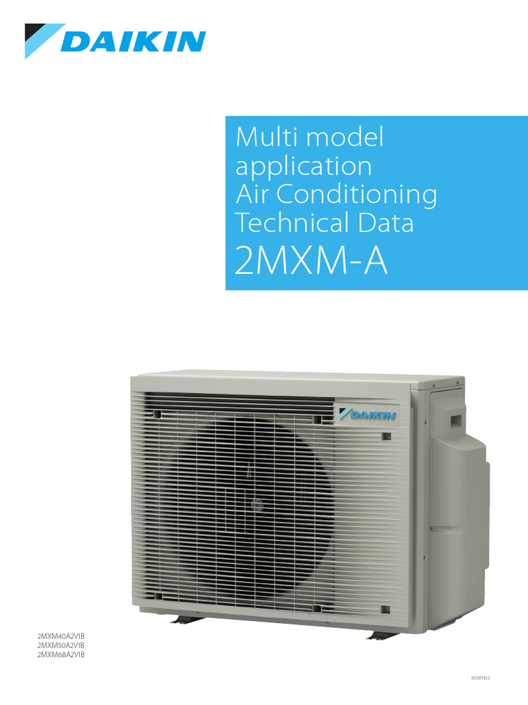 Daikin 2MXM-A - Rozšírené Technické Detaily (EN) | PDF | Air Conditioning | Power Supply