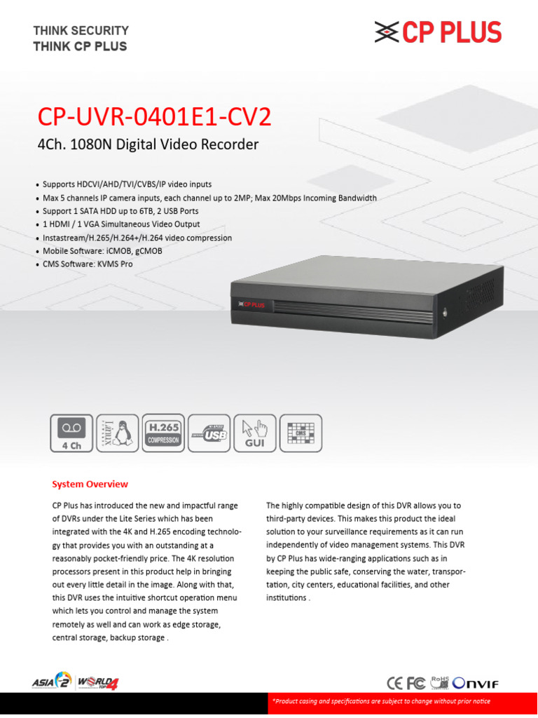 CCTV Manual DVR | PDF | Digital Video Recorder | Security