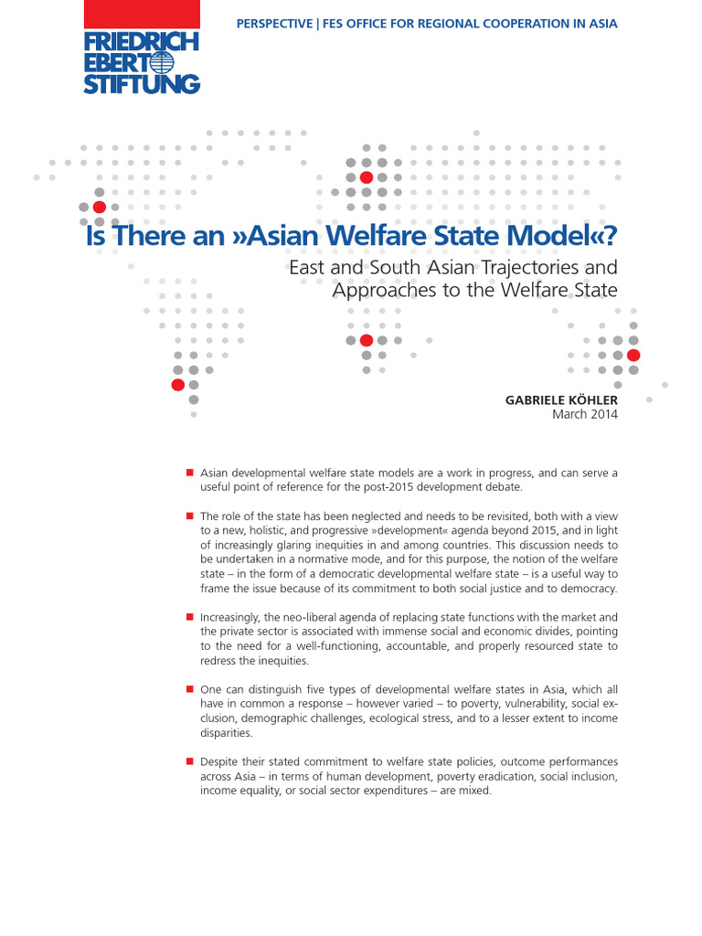 Is There An Asian Welfare State Model ? | PDF | Welfare | Welfare State