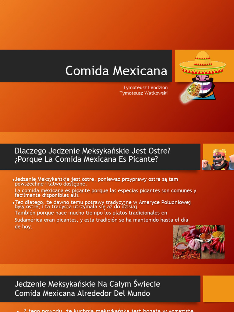 Comida Mexicana | PDF